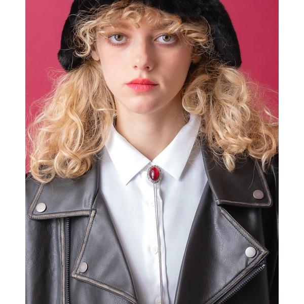 『タイムセール実施中』ZOZO問い合わせ番号:80302620ショップ:ankoROCK，アンコロックブランド:ankoROCK，アンコロック商品名:an meets zakka ストーンループタイ / ループネクタイ メンズ レディース ...