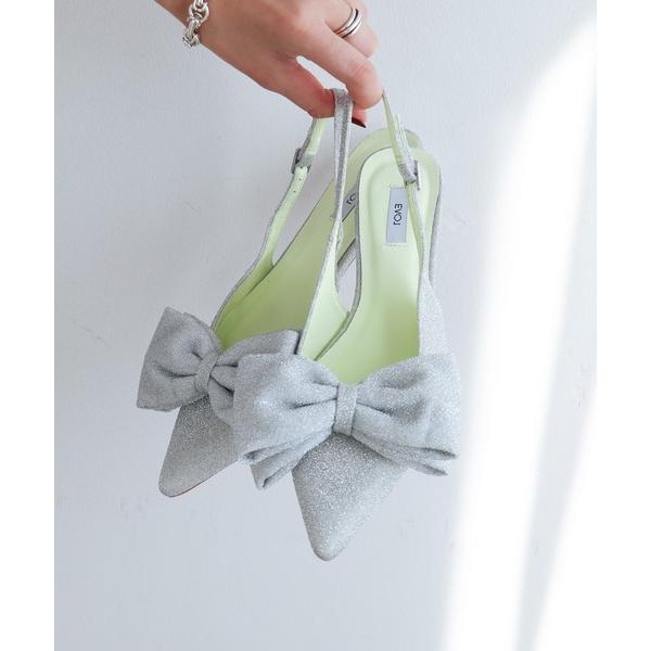 『セール実施中』ZOZO問い合わせ番号:80335726ショップ:EVOL，イーボルブランド:EVOL，イーボル商品名:一部WEB限定カラー【EVOL】取り外し可リボンバックバンドパンプス IW5277カテゴリ:シューズ>パンプスブラ...