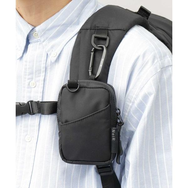 ZOZO問い合わせ番号:80336058ショップ:A.M.S.，エーエムエスブランド:NoiR/ノアール，ノアール商品名:撥水加工 カラビナ付き ショルダーアタッチメント ポーチ Prompt pocket（プロンプトポケット） N2300...