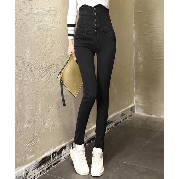 『タイムセール実施中』ZOZO問い合わせ番号:80336373ショップ:Ada.，エイダブランド:Miniministore，ミニミニストア商品名:韓国デニム ハイウエスト スキニーパンツカテゴリ:パンツ>デニムパンツブランド品番:8...