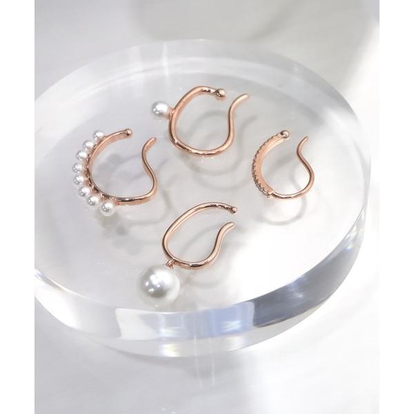 『タイムセール実施中』ZOZO問い合わせ番号:80369242ショップ:SBG，エスビージーブランド:blackdia ocean，ブラックダイヤオーシャン商品名:blackdia ocean パールジルコニアイヤーカフ4セットカテゴリ:ア...