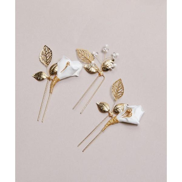 ZOZO問い合わせ番号:80370546ショップ:COMMON WARE，コモンウェアブランド:Zoule，ゾーラ商品名:Zoule ゾーラ:clay flower　Uピン（セットUピン）カテゴリ:ヘアアクセサリー>ヘアピンブランド品...