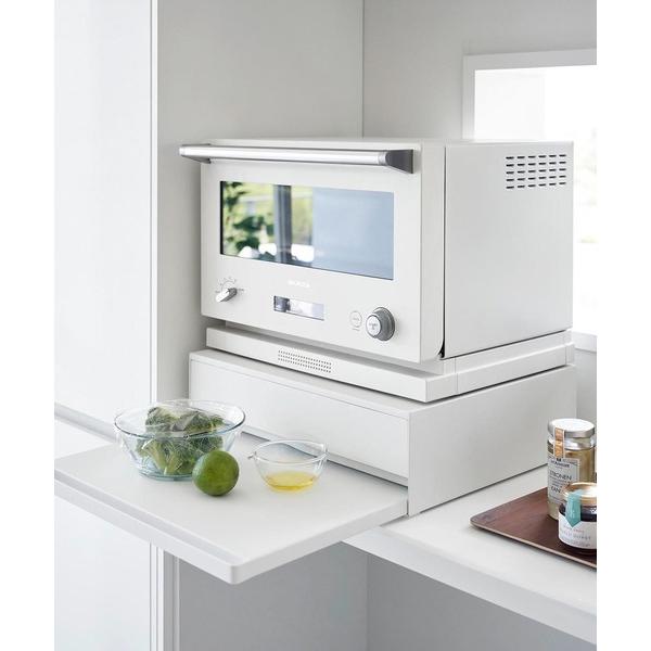 ZOZO問い合わせ番号:80402459ショップ:collex，コレックスブランド:tower，タワー，collex，コレックス商品名:【tower/タワー】 2WAYキッチン家電引き出し＆スライドテーブルカテゴリ:食器/キッチン>キ...