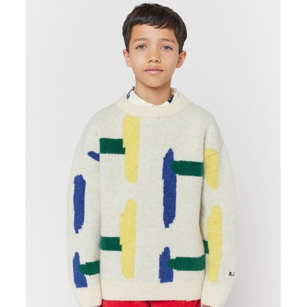 『セール実施中』ZOZO問い合わせ番号:80404788ショップ:A.en General Store，エイエン ジェネラル ストアブランド:BOBO CHOSES，ボボショーズ商品名:GEOMETRIC ROUND NECK JUMPER...