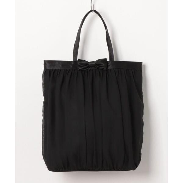 『タイムセール実施中』ZOZO問い合わせ番号:80436922ショップ:Lace Ladies，レースレディースブランド:Lace Ladies，レースレディース商品名:タック リボン サテン トート バッグカテゴリ:バッグ>クラッチ...