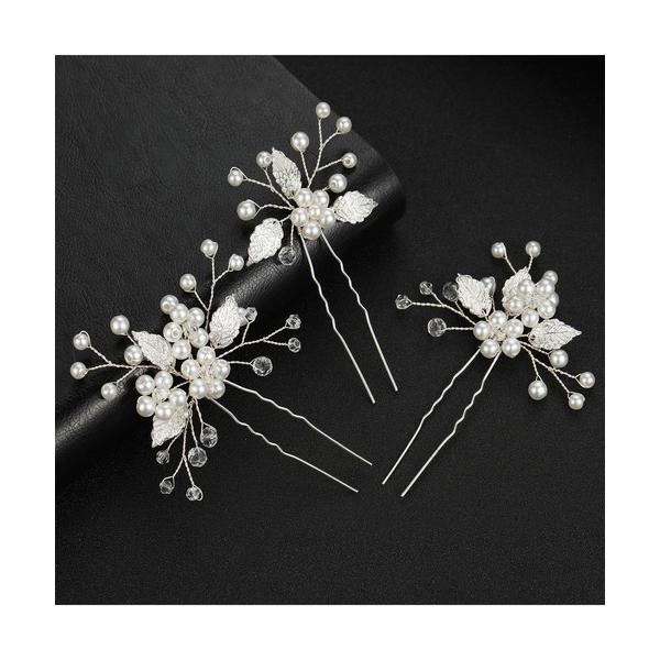 『タイムセール実施中』ZOZO問い合わせ番号:80436977ショップ:Lace Ladies，レースレディースブランド:Lace Ladies，レースレディース商品名:【3本セット】ボタニカル パール Uピンカテゴリ:ヘアアクセサリー&g...