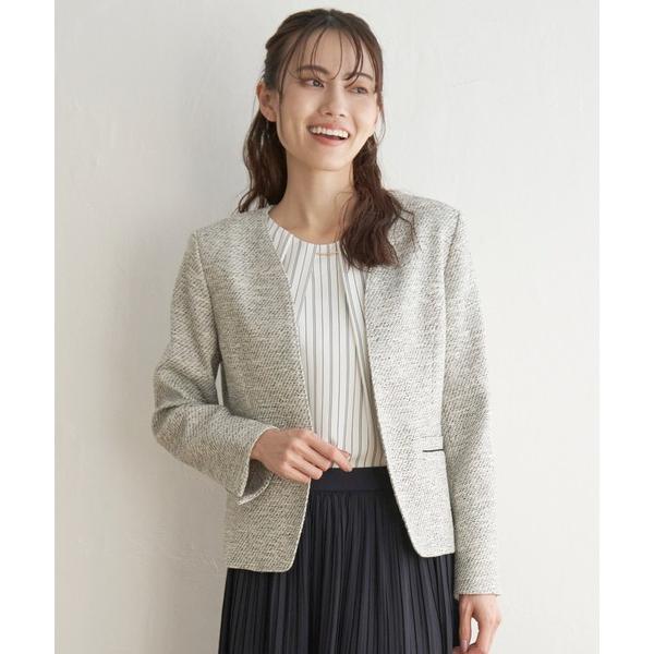 『タイムセール実施中』ZOZO問い合わせ番号:80471329ショップ:ikka LOUNGE，イッカラウンジブランド:IKKA LOUNGE，イッカラウンジ，ikka，イッカ商品名:【フォーマル対応】ファンシーツイードジャケットカテゴリ:...