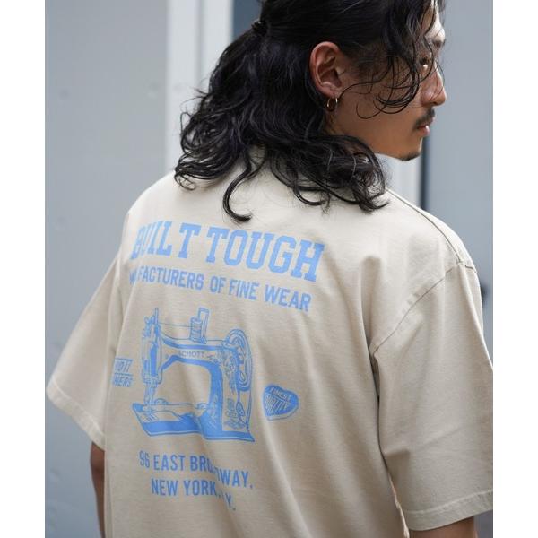 『セール実施中』ZOZO問い合わせ番号:80471816ショップ:SCHOTT，ショットブランド:schott，ショット商品名:Schott/ショット/HENLEY T-SHIRT”SEWING MACHINE”/ヘンリーＴシャツ ”ソーイ...