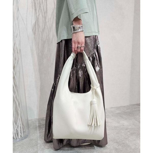 『タイムセール実施中』ZOZO問い合わせ番号:80538062ショップ:style code，スタイルコードブランド:Ungrid，アングリッド商品名:【Ungrid/アングリッド】　ソフトシュリンク　ビッグタッセル　マルシェバッグカテゴリ...