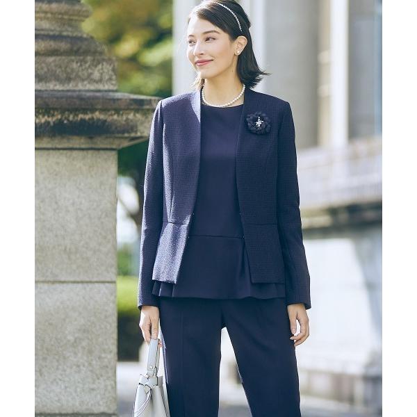 『タイムセール実施中』ZOZO問い合わせ番号:80538512ショップ:nissen，ニッセンブランド:slattgir，スラットジール商品名:高身長　【入学式・卒業式・七五三・フォーマル】　３点セット（ノーカラーツイード調ジャケット＋ブラ...