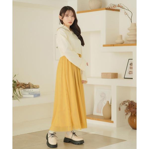 『タイムセール実施中』ZOZO問い合わせ番号:80603059ショップ:夢展望（YUMETENBO），ユメテンボウブランド:moulis'，ムーリス，Newlyme，ニューリーミー，夢展望，ユメテンボウ商品名:ハーフジップニットドッキングワ...