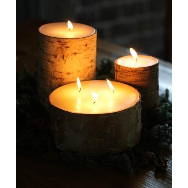 ZOZO問い合わせ番号:80636433ショップ:DULTON，ダルトンブランド:DULTON，ダルトン商品名:BIRCH WOOD STUMP CANDLE S/ バーチ ウッド スタンプ キャンドル Sカテゴリ:インテリア>キャン...