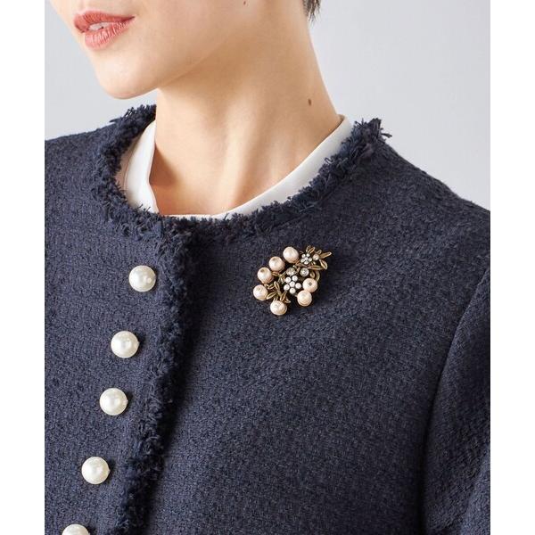 ZOZO問い合わせ番号:80636853ショップ:SHIPS for women，シップス フォー ウィメンブランド:SHIPS，シップス商品名:アンティーク パールモチーフ ブローチカテゴリ:アクセサリー>ブローチ/コサージュブラン...