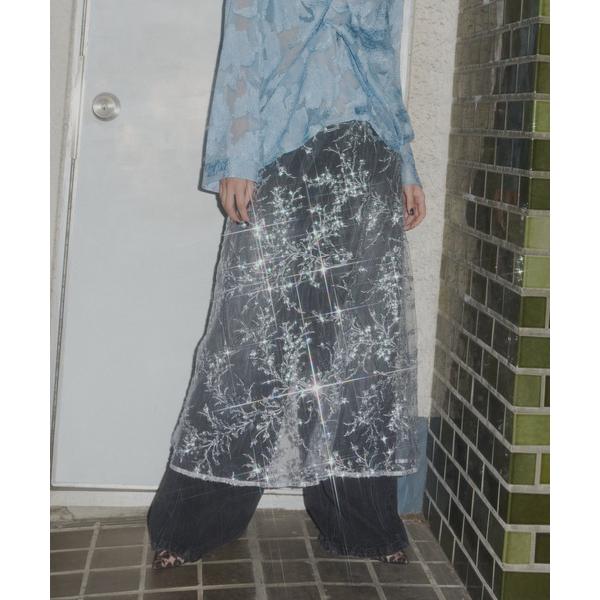 ZOZO問い合わせ番号:80672508ショップ:19 roots studio，ナインティーン ルーツ スタジオブランド:yae，ヤエ商品名:Flower spangle wrap skirt/フラワースパンコールラップスカートカテゴリ:...