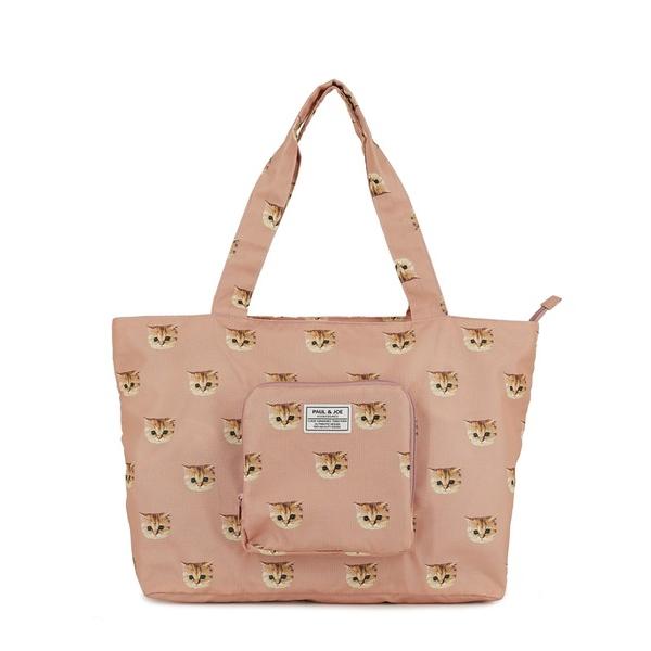 ZOZO問い合わせ番号:80673383ショップ:MARK'S，マークスブランド:PAUL&amp;JOE，ポールアンドジョー，MARK'S，マークス商品名:折りたたみトートバッグ＜ヌネット＞/PAUL ＆ JOE ACCESSOIRESカ...