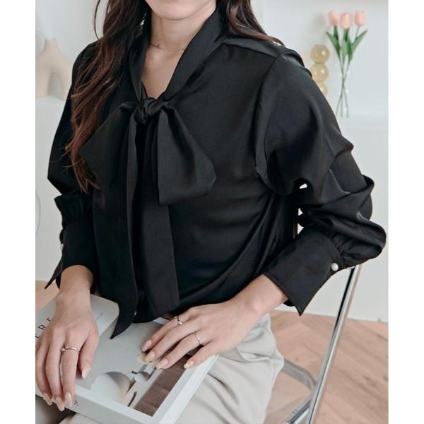 『タイムセール実施中』ZOZO問い合わせ番号:80674767ショップ:Ada.，エイダブランド:kirakiraShop，キラキラショップ商品名:2way シフォン ジョーゼット ボウタイ ブラウスカテゴリ:トップス>シャツ/ブラウ...