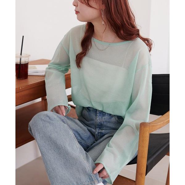 『タイムセール実施中』ZOZO問い合わせ番号:80706275ショップ:DISCOAT，ディスコートブランド:DISCOAT，ディスコート商品名:【9色展開！/程よい透け感/WEB限定】2WAYワンショルシアープルオーバーカテゴリ:トップス...