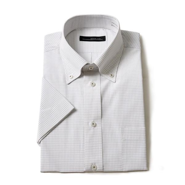 『セール実施中』ZOZO問い合わせ番号:80706546ショップ:ADP.，エーディーピードットブランド:TETE HOMME，テットオム，ADPOSION，アドポーション商品名:形態安定 アソート T/Cドレスシャツ / 半袖ビジネスシャ...