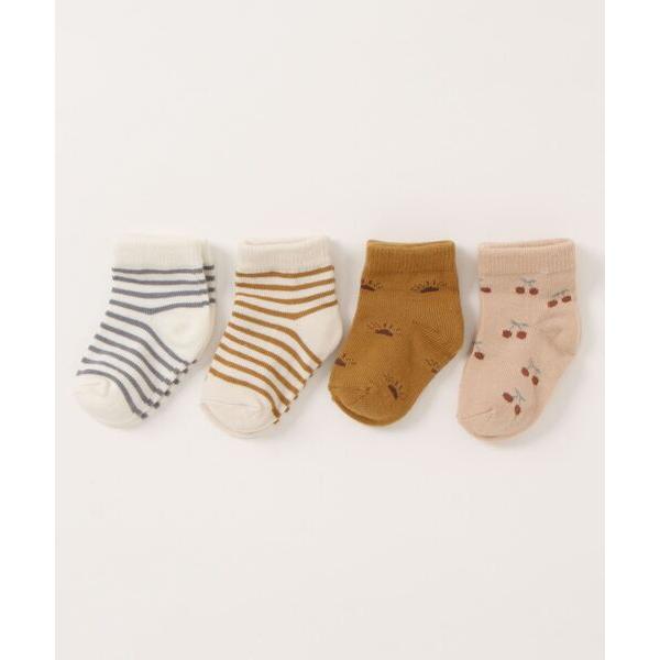 『タイムセール実施中』※このアイテムは返品・交換対象外商品です。ZOZO問い合わせ番号:80707310ショップ:NO WAY，ノー ウェイブランド:NO WAY，ノーウェイ商品名:/Quincy Mae/PRINTED BABY SOCK...