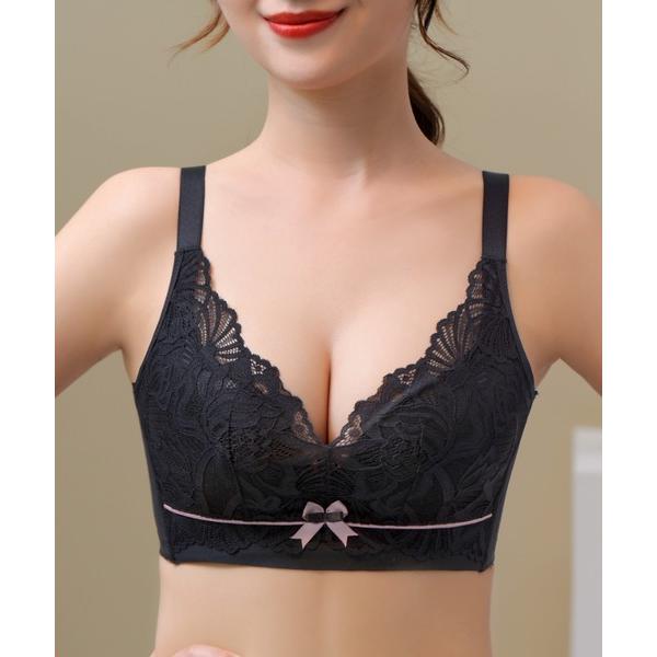 『セール実施中』ZOZO問い合わせ番号:80801150ショップ:aimoha，アイモハブランド:aimoha，アイモハ商品名:バイカラー大柄レースブラカテゴリ:アンダーウェア>ブラジャーブランド品番:MOlds21999a素材:本体...