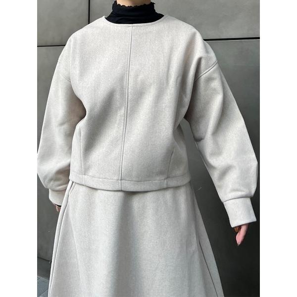 『セール実施中』ZOZO問い合わせ番号:80801425ショップ:A AMEL，エイメルブランド:Ayla，アイラ，A AMEL，エイメル商品名:【きれいめカジュアル】バックリボンメルトンプルオーバー（オートミール/グレー）カテゴリ:トップ...