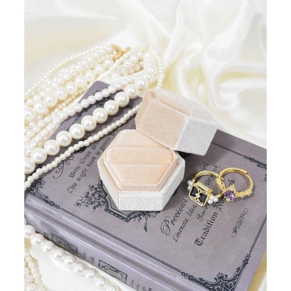 『タイムセール実施中』ZOZO問い合わせ番号:80839086ショップ:Histoire，イストワールブランド:styiro，スタイロ，histoire，イストワール商品名:ベルベット リングケースカテゴリ:インテリア>収納グッズブラ...