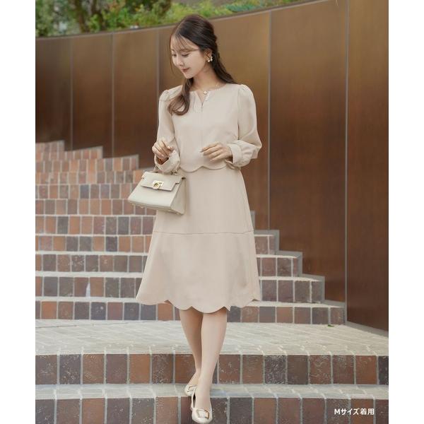 ZOZO問い合わせ番号:80839647ショップ:Joint Space，ジョイントスペースブランド:le reve vaniller，ル レーヴ ヴァニレ，Joint space，ジョイントスペース商品名:フロントファスナー スカラップ ...