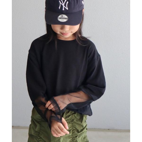 『セール実施中』ZOZO問い合わせ番号:80839685ショップ:CIAOPANIC TYPY，チャオパニックティピーブランド:CIAOPANIC TYPY，チャオパニックティピー商品名:【KIDS】袖切り替えシアーカットソーカテゴリ:トッ...