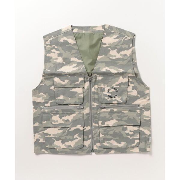 『セール実施中』ZOZO問い合わせ番号:80874903ショップ:BROKEN BASE，ブロークンベースブランド:Student Apathy，スチューデントアパシー商品名:camouflage vestカテゴリ:トップス>ベストブ...