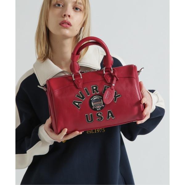 ZOZO問い合わせ番号:80906179ショップ:AVIREX WOMAN，アヴィレックス ウーマンブランド:AVIREX，アヴィレックス商品名:VARSITY MINI DUFFLE BAG/バーシティーミニダッフルバッグカテゴリ:バッグ...