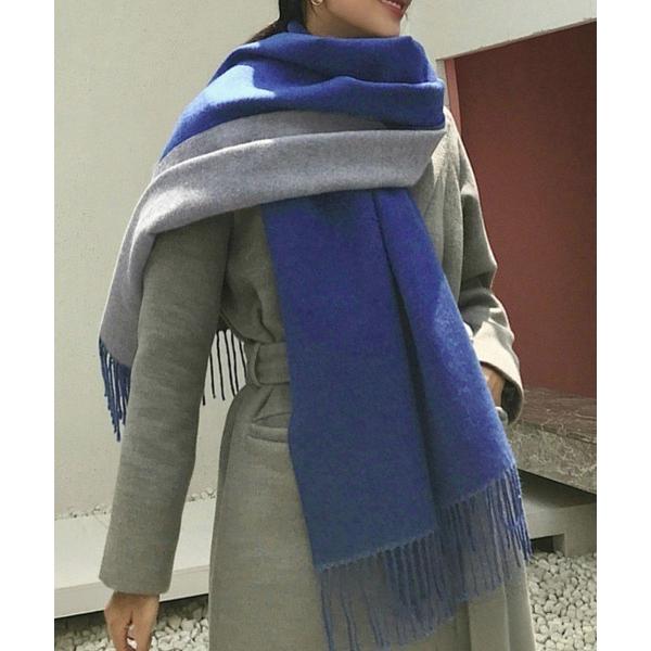 『タイムセール実施中』ZOZO問い合わせ番号:80908015ショップ:Ada.，エイダブランド:Miniministore，ミニミニストア商品名:リバーシブルストール大判フリンジマフラーカテゴリ:ファッション雑貨>マフラーブランド品...