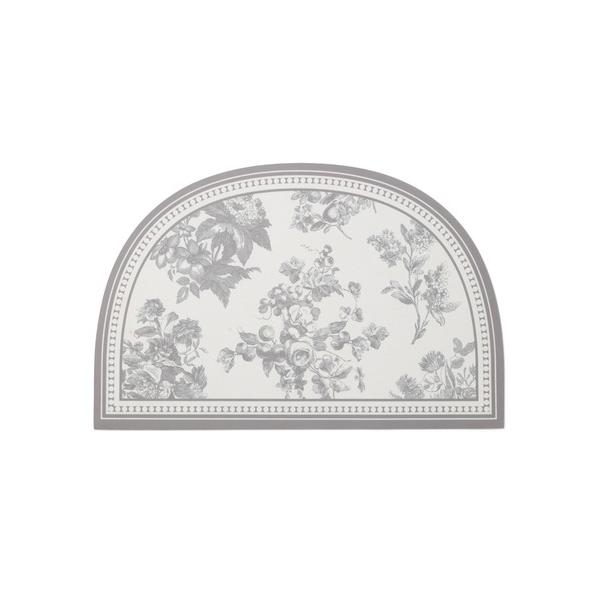 ※このアイテムは返品・交換対象外商品です。ZOZO問い合わせ番号:81000999ショップ:Francfranc，フランフランブランド:Francfranc，フランフラン商品名:珪藻土入りソフトバスマット 半円形クラシックフラワー グレーカ...