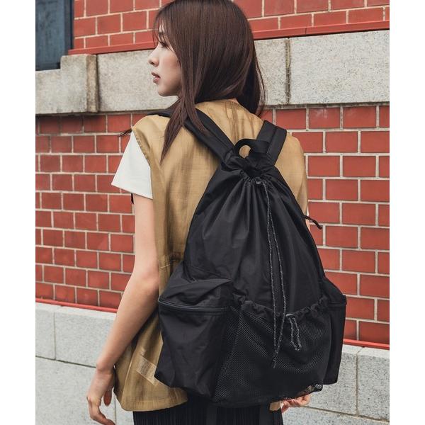 ZOZO問い合わせ番号:81004267ショップ:Wpc./KiU，ダブリュピーシーキウブランド:KiU，キウ商品名:パッカブルドローストリングバックパックカテゴリ:バッグ>バックパック/リュックブランド品番:K365素材:生地：ポリ...