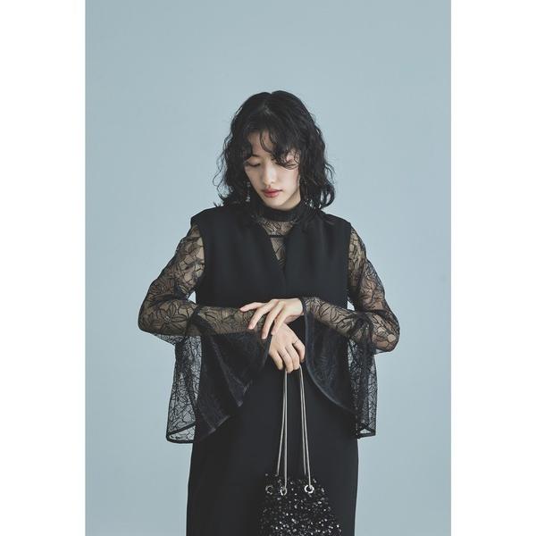 ZOZO問い合わせ番号:81005499ショップ:bflat，ビーフラットブランド:niana，ニアナ，ANDRESD，アンドレスド商品名:ベルスリーブスリットドレス パーティードレス 結婚式 同窓会 お呼ばれワンピースカテゴリ:ワンピース...