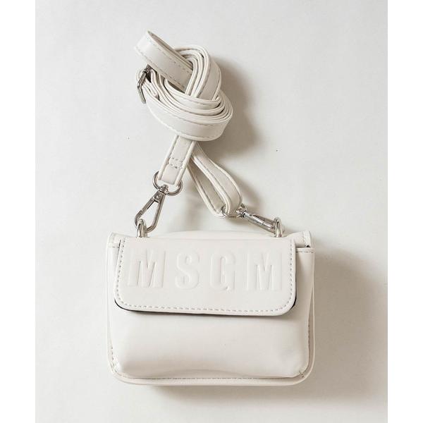 『タイムセール実施中』ZOZO問い合わせ番号:81070272ショップ:SPACCIO，スパッチョブランド:MSGM，エムエスジーエム商品名:MSGM(エムエスジーエム)Kids ＆ Junior エンボスブランドロゴショルダーバッグカテゴ...