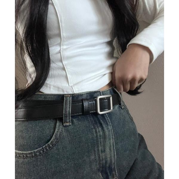 『タイムセール実施中』ZOZO問い合わせ番号:81071726ショップ:wears，ウェアーズブランド:fiere，フィエール商品名:レディーススクエア穴なしベルトカテゴリ:ファッション雑貨>ベルトブランド品番:b236素材:合成皮革...