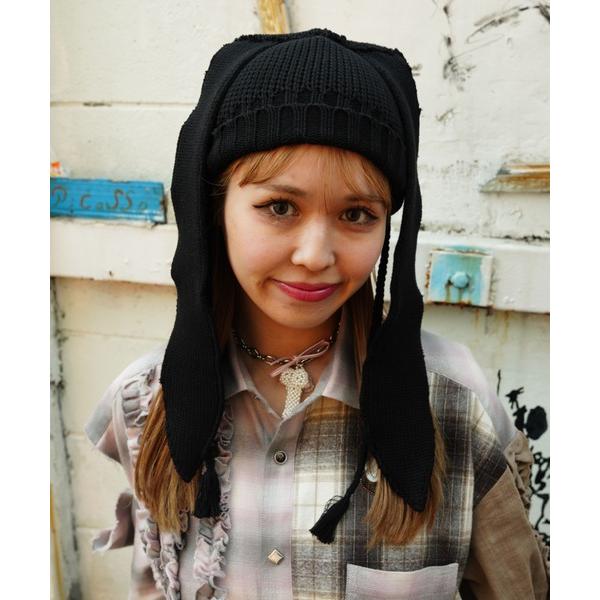 『セール実施中』ZOZO問い合わせ番号:81102806ショップ:L.H.P WOMEN，エルエイチピーウィーメンブランド:Chica，チカ，L.H.P，エルエイチピー商品名:chica/チカ/うさ耳ニット帽カテゴリ:帽子>ニットキャ...