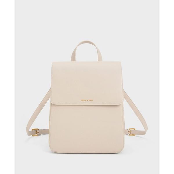 ZOZO問い合わせ番号:81103266ショップ:CHARLES &amp; KEITH，チャールズ＆キースブランド:CHARLES &amp; KEITH，チャールズ &amp; キース商品名:フロントフラップ ストラクチャーバックパック...