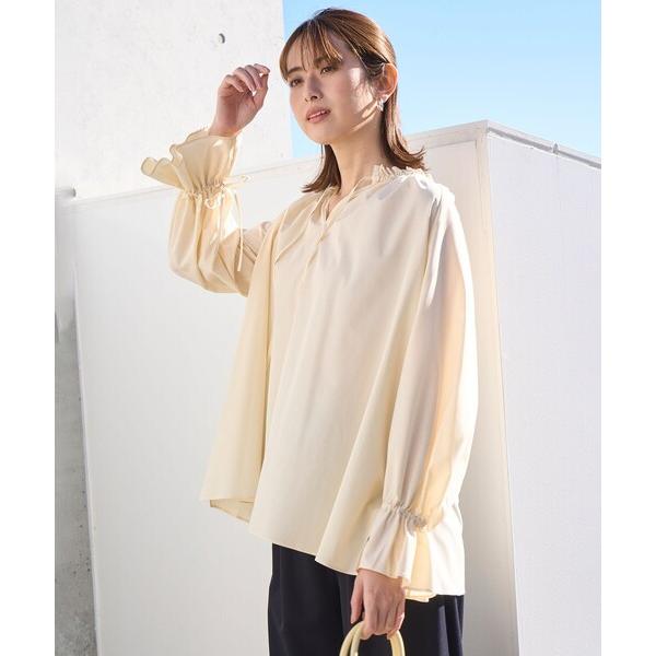 『セール実施中』ZOZO問い合わせ番号:81133820ショップ:UNFILO，アンフィーロブランド:UNFILO，アンフィーロ商品名:2WAYギャザーブラウスカテゴリ:トップス>シャツ/ブラウスブランド品番:BLUMCM0200素材...