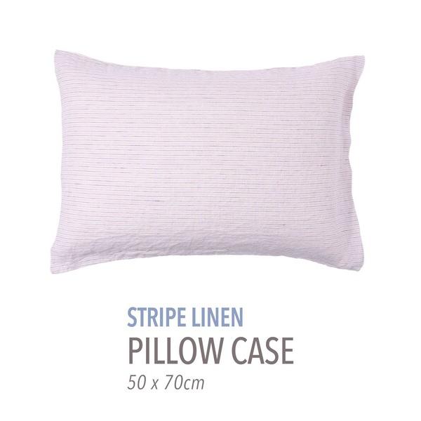 ZOZO問い合わせ番号:81227597ショップ:TOMORROWLAND，トゥモローランドブランド:TOMORROWLAND HOME，トゥモローランドホーム商品名:ストライプリネン ピローケース（50cm × 70cm）カテゴリ:インテ...
