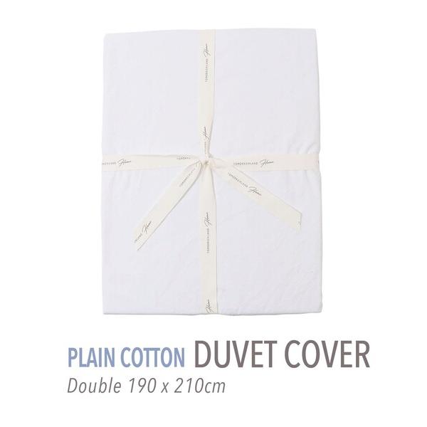 『セール実施中』ZOZO問い合わせ番号:81227604ショップ:TOMORROWLAND，トゥモローランドブランド:TOMORROWLAND HOME，トゥモローランドホーム商品名:プレーンコットン 掛布団カバー（ダブル）カテゴリ:インテ...