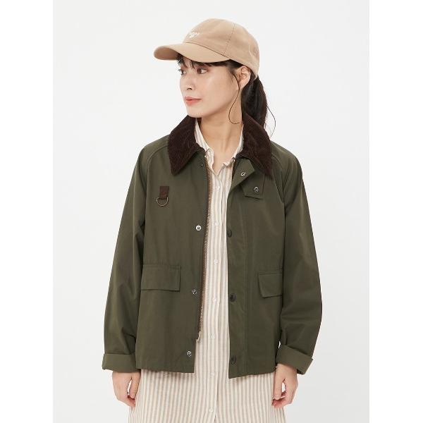 ZOZO問い合わせ番号:81289289ショップ:Barbour，バブアーブランド:Barbour，バブアー商品名:【SPEY / スペイ】ピーチスキン コットン ショートレングスブルゾン（オーバーサイズフィット）カテゴリ:ジャケット/アウ...