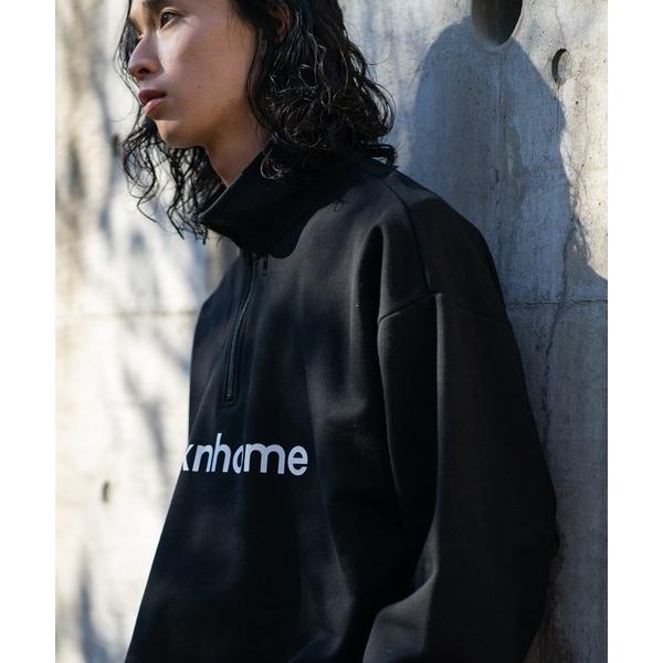 『タイムセール実施中』ZOZO問い合わせ番号:81320233ショップ:UNIIT，ユニットブランド:brknhome，ブロークンホーム，UNIIT，ユニット商品名:【brknhome/ブロークンホーム】　　ロゴプリントハーフジップスウェッ...