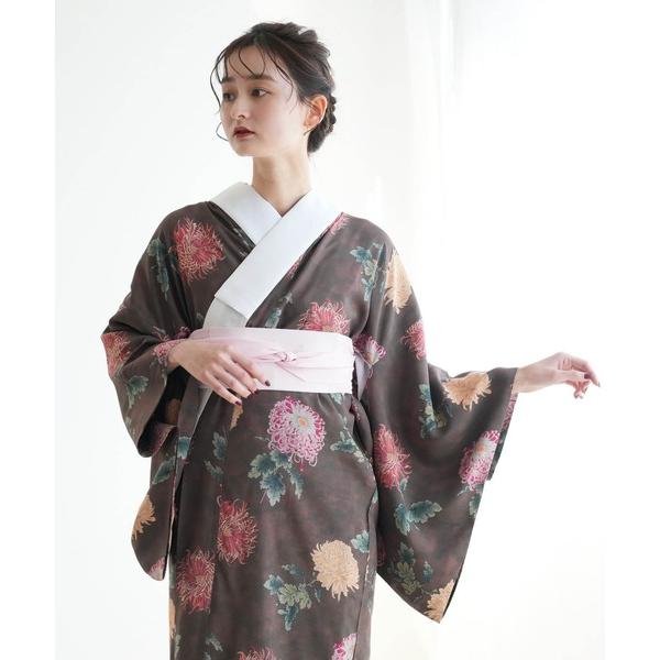ZOZO問い合わせ番号:81320406ショップ:utatane，ウタタネブランド:utatane，ウタタネ商品名:長襦袢 utatane 乱菊 ブラウンカテゴリ:水着/着物・浴衣>和装小物ブランド品番:7734601900素材:レー...