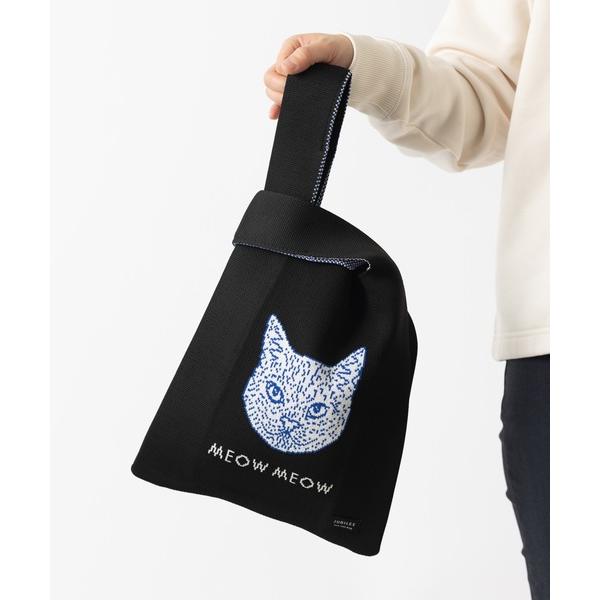 ZOZO問い合わせ番号:81321351ショップ:ABBEY MARKET，アビーマーケットブランド:Jubilee，ジュビリー商品名:ニットトートバッグ 大きめマルシェサイズ  猫や犬デザインカテゴリ:バッグ>トートバッグブランド品...