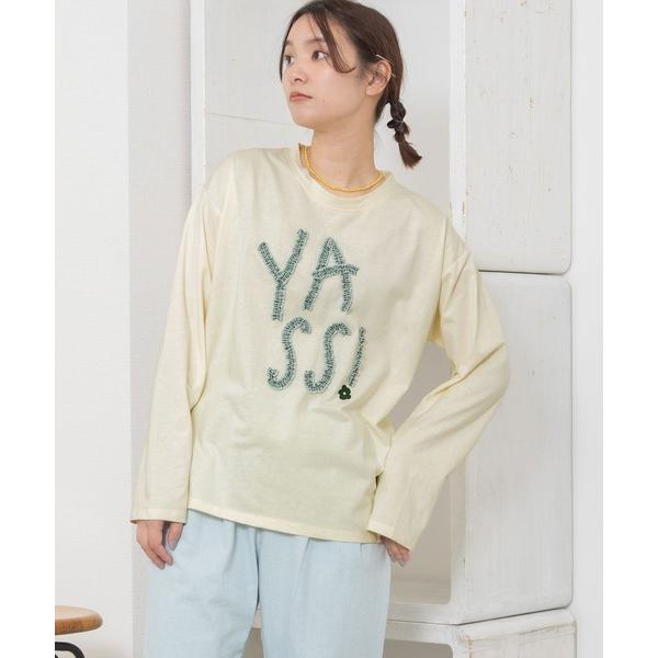 『セール実施中』ZOZO問い合わせ番号:81322005ショップ:COO ONLINE，クーオンラインブランド:POU DOU DOU，プードゥドゥ商品名:YASS ギャザーテープロゴロンTeeカテゴリ:トップス>Tシャツ/カットソー...