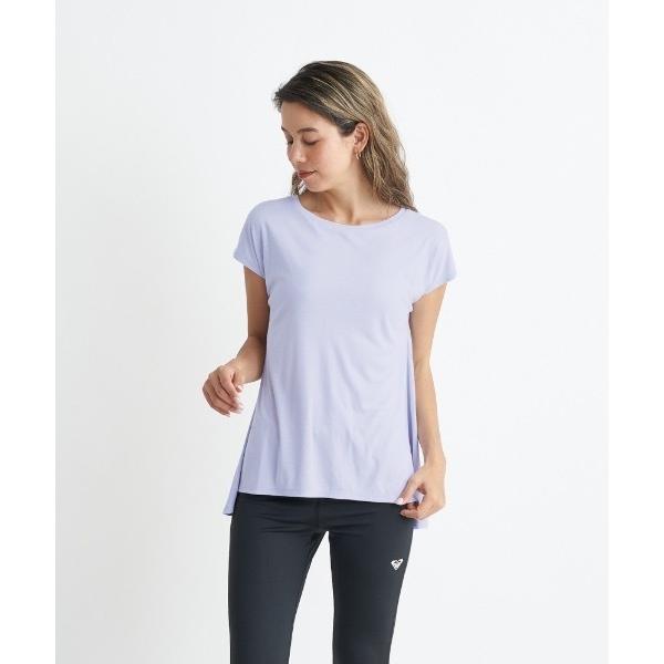 『セール実施中』ZOZO問い合わせ番号:81353975ショップ:ROXY/QUIKSILVER，ロキシー/クイックシルバーブランド:ROXY，ロキシー商品名:BLESSING/ロキシー速乾UVカット付きフレンチスリーブカットソーカテゴリ:...