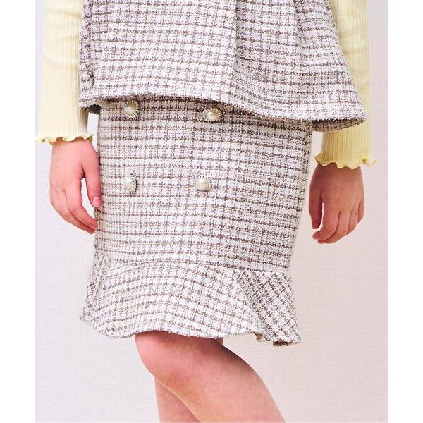 『セール実施中』ZOZO問い合わせ番号:81385957ショップ:F.O.Online Store，エフオーオンラインストアブランド:apres les cours，アプレレクール商品名:【セットアップ可】ツイードフレアスカートカテゴリ:ス...