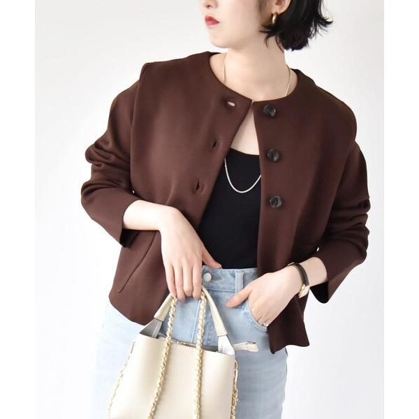 ZOZO問い合わせ番号:81388915ショップ:SHIPS for women，シップス フォー ウィメンブランド:quaranciel，カランシエル，SHIPS，シップス商品名:quaranciel:〈手洗い可能〉ノーカラー クラシカル...
