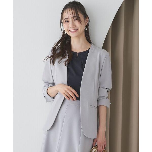 『タイムセール実施中』ZOZO問い合わせ番号:81389822ショップ:ANY SIS，エニィ スィスブランド:ANY SIS，エニィスィス商品名:【UVカット / 接触冷感 / 吸水速乾】スマートビューティストレッチ ノーカラージャケット...